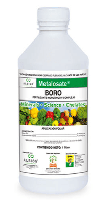 Fertilizante foliar metalosate boro - 1 litro - Agro RoundUp